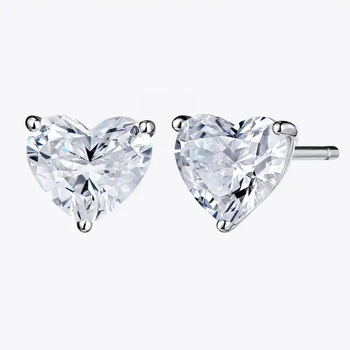 Diamond Stud Earrings Gold Vermeil 5.5mm - Women's Jewellery by ...